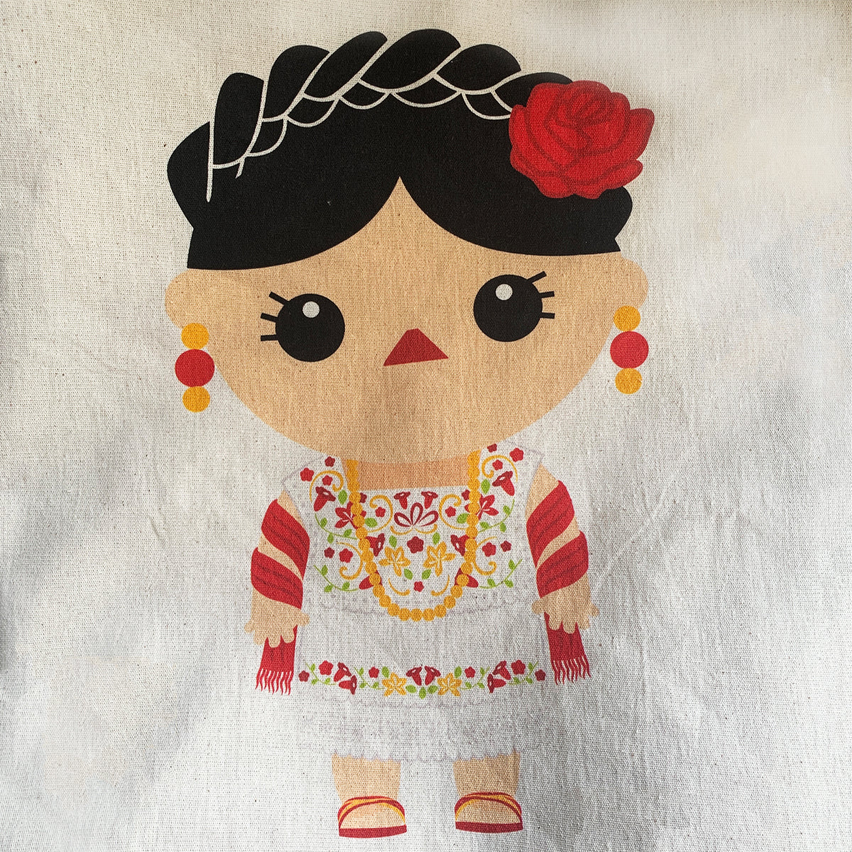 Totebag Muñeca Maya Ix Chel – By Mexico artículos diseño mexicanos