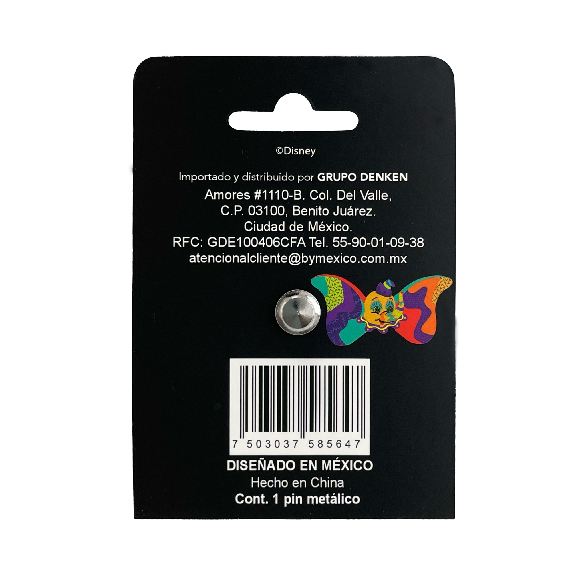 Pin Metalico de Dumbo Licencia Oficial Por Disney y By México – By ...